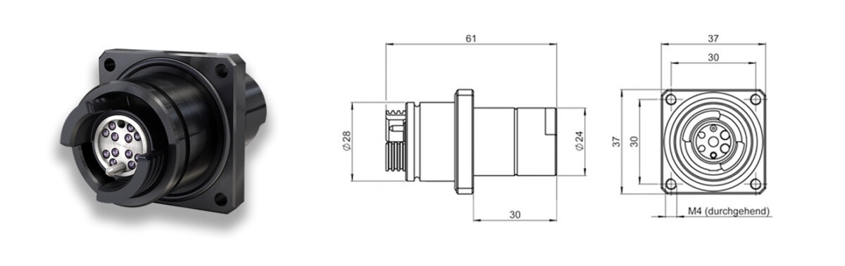 Expanded Beam - lens connector